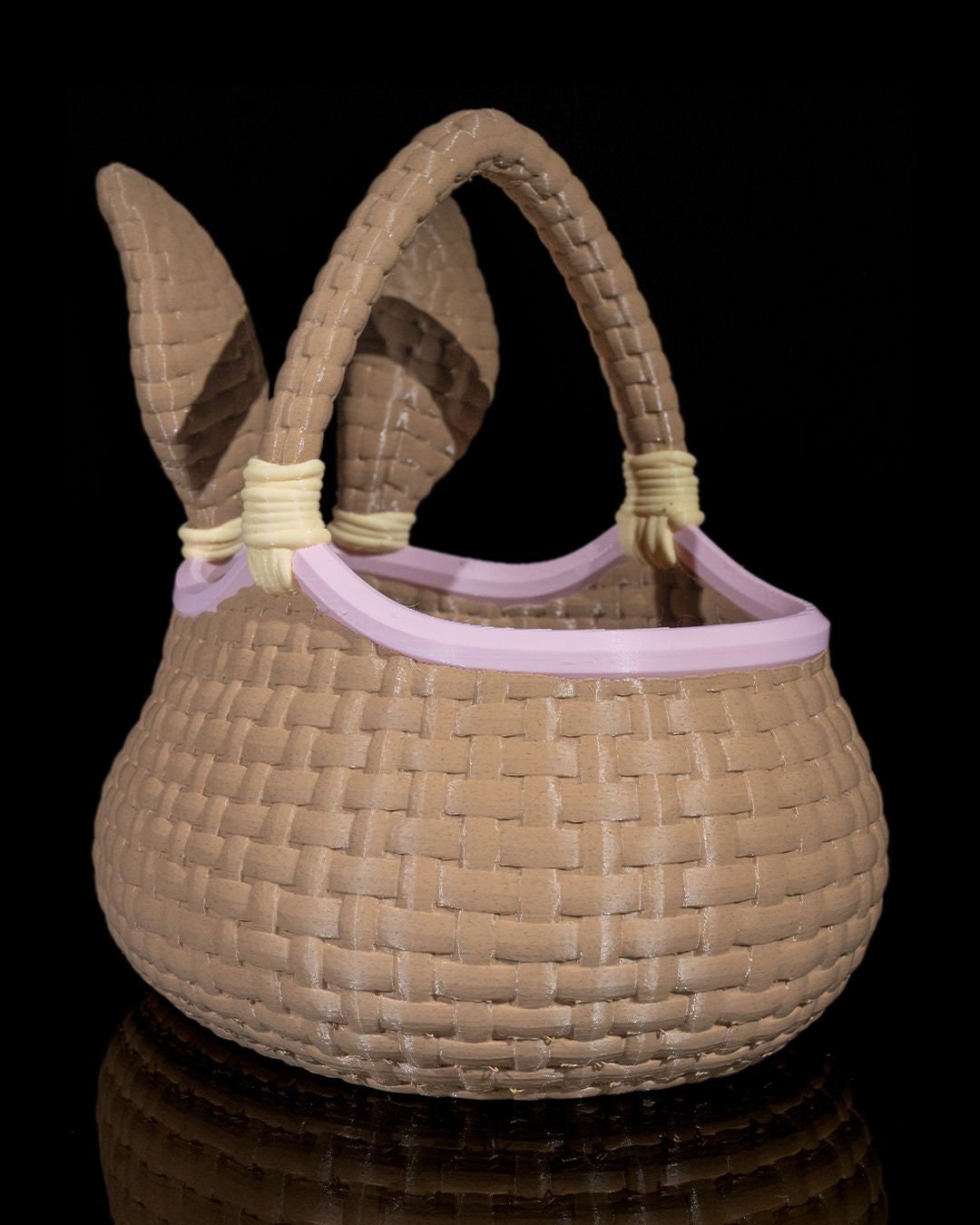 Adorable 3D Printed Easter Bunny Basket Perfect for Egg Hunts - Etsy