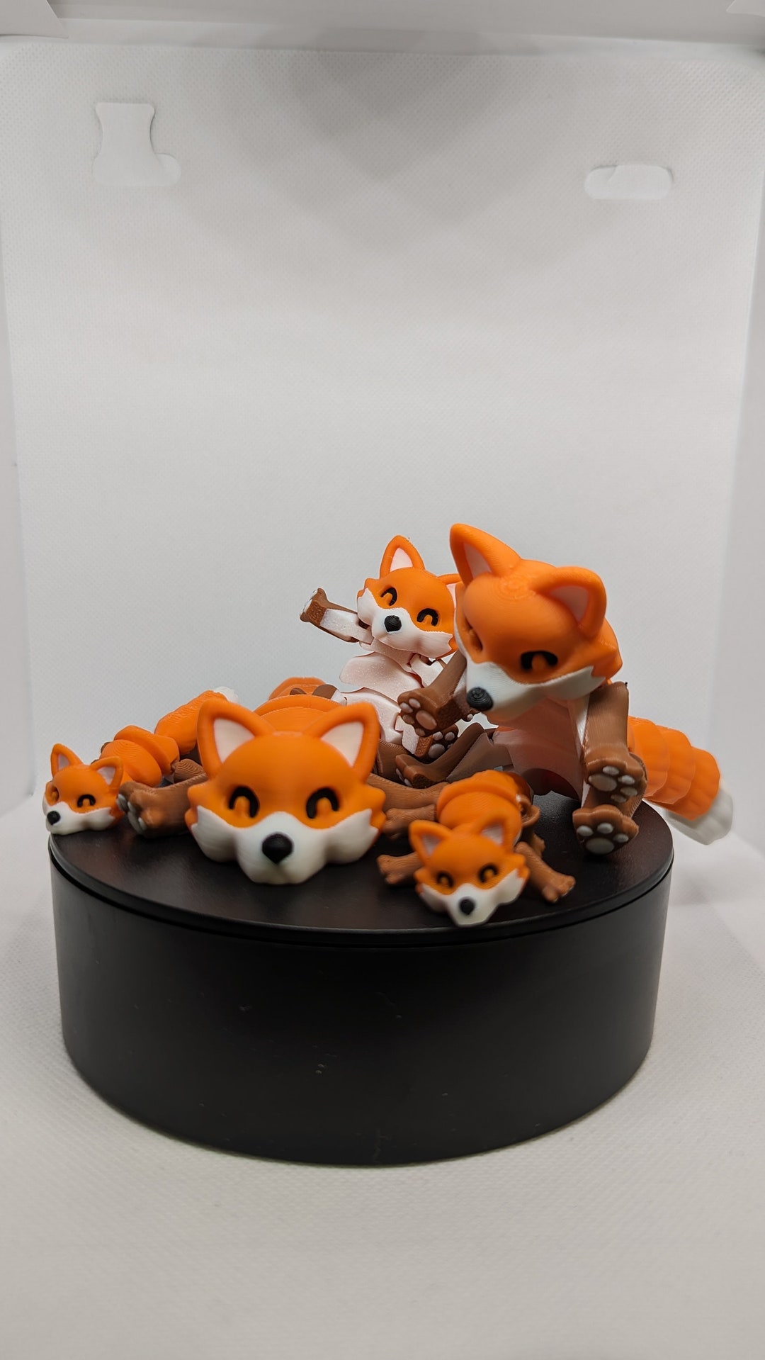 3D Printed Fidget Fox Toy, Cute Fox Stress Relief Toy, ADHD Fidget Toy ...