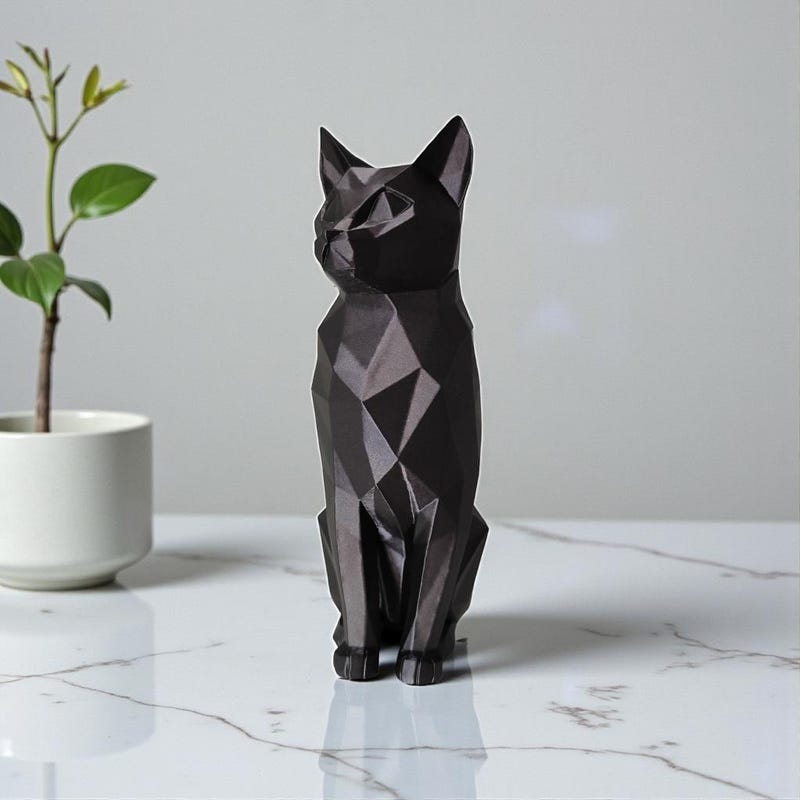 Cat Statue Life Size - Etsy UK