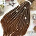 Brunette Dreadlocks Extensions Human Hair Single Ended and Double Ended ...