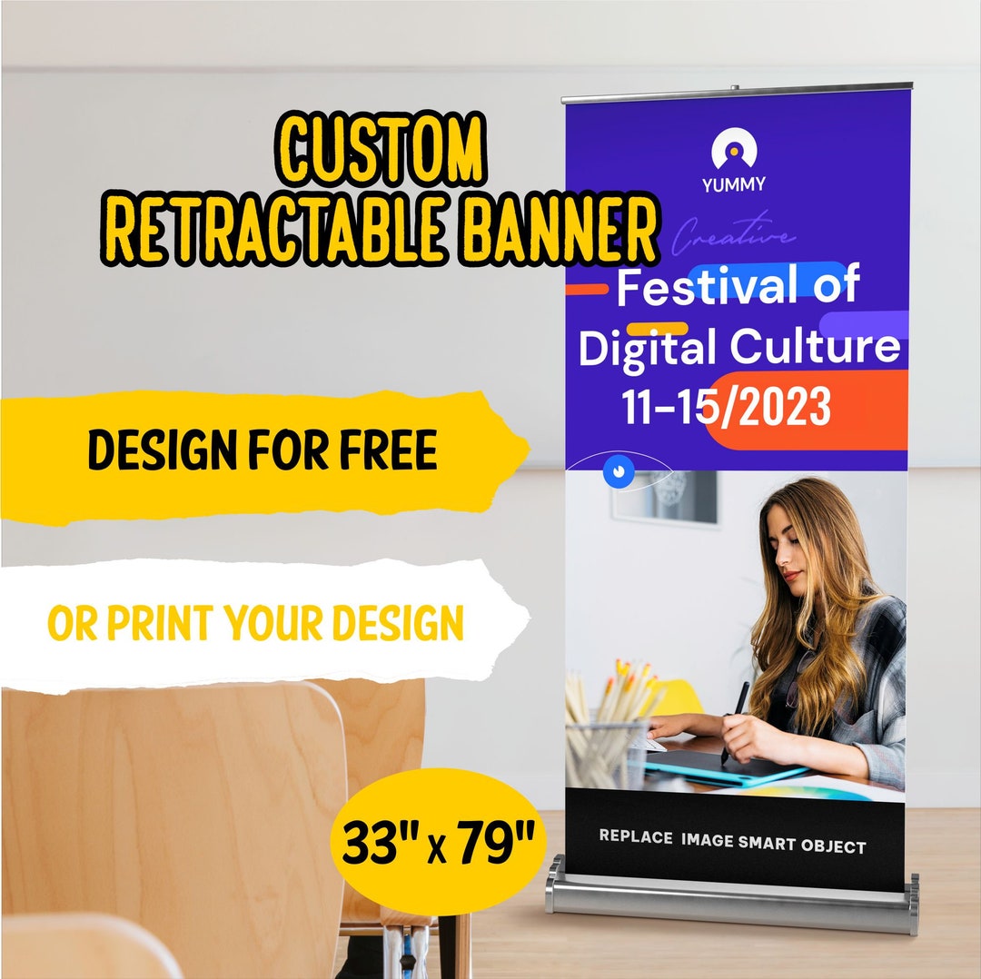 Retractable Banner, Brand Banner, Stand Roll up Banner, Roll up Banner ...