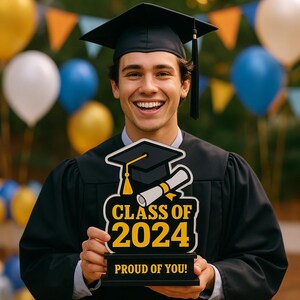 Custom 3D Graduation Acrylic Trophy With Name and Class Year ...