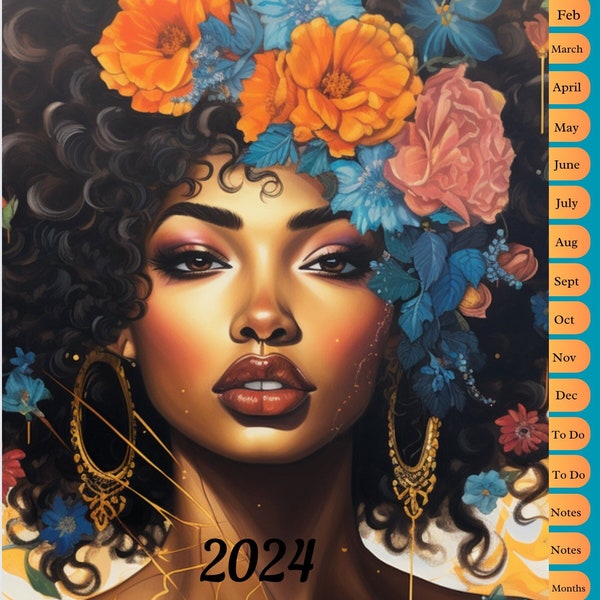 2024 Black Girl Planner - Etsy