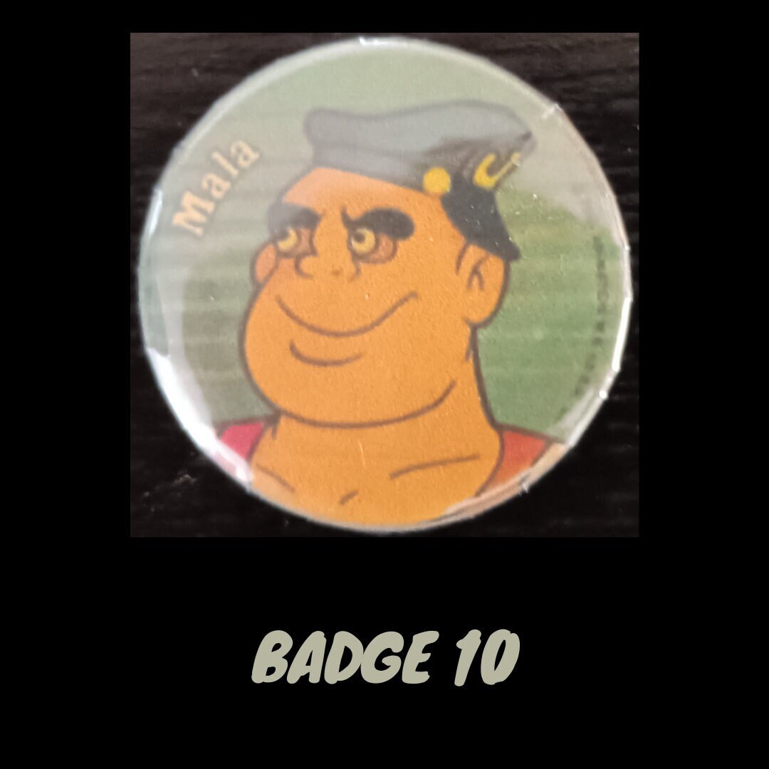 Cartoon Badges Ø 32mm. Add a Touch of Magic to Your Style - Etsy