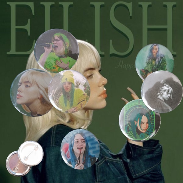 Billie Eilish Pin Badges - Etsy