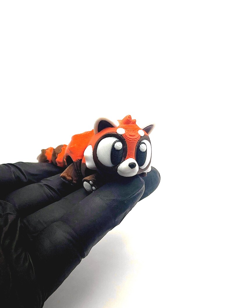 3D Printed Flexi Red Panda: Articulating Fidget Toy - Etsy