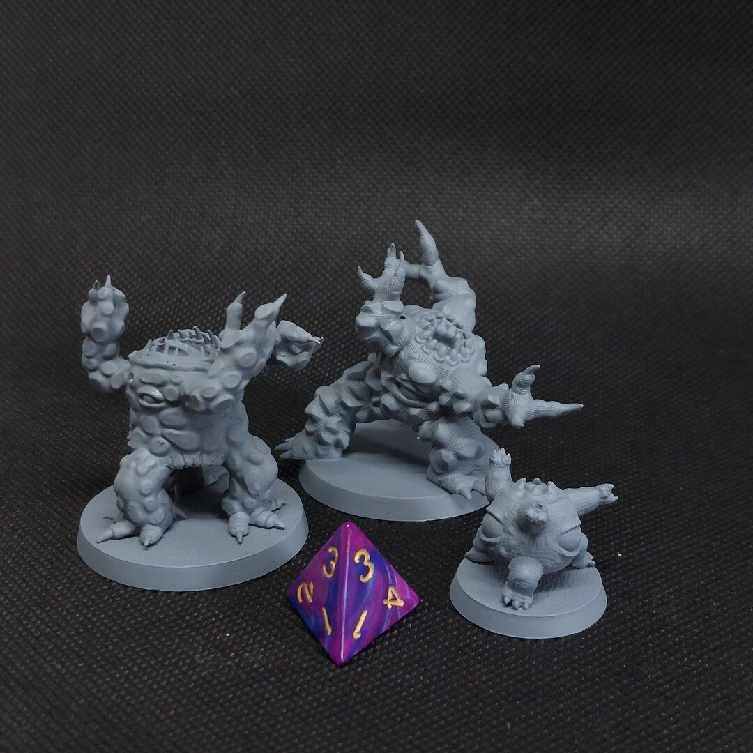 D&D Miniatures Monsters Kit Elementals - Etsy