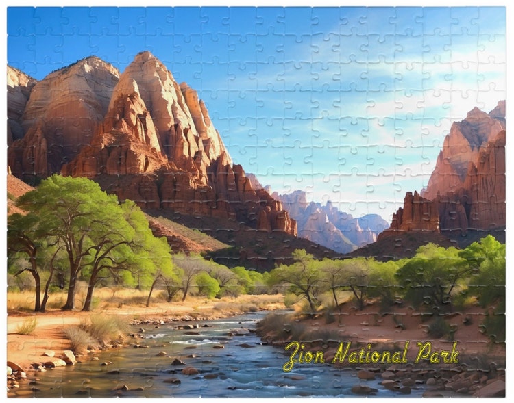 cheap store online sale Puzzle, Zion National Park, Jigsaw Puzzle ...
