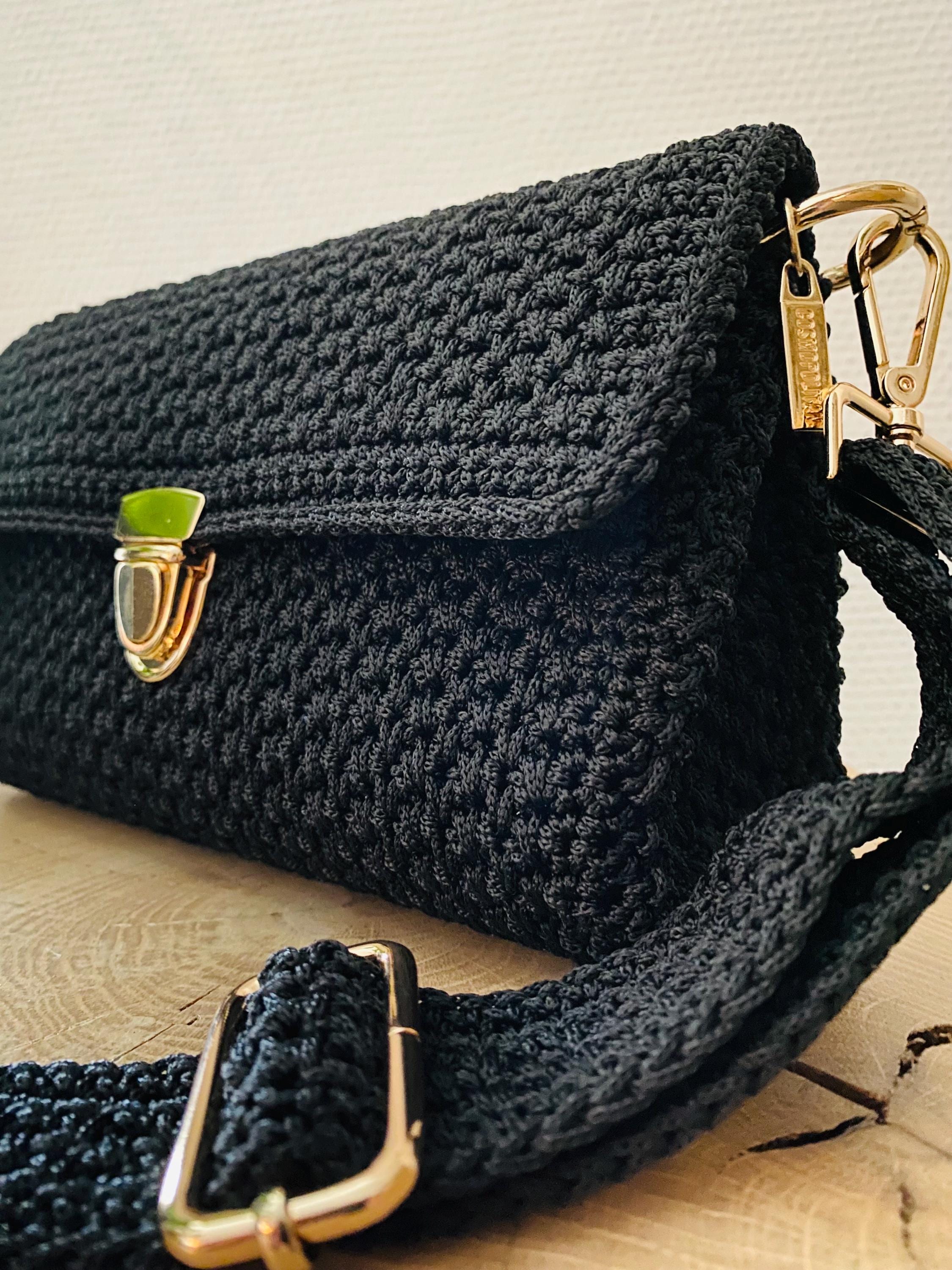Crochet Pattern for Bag With Macramé Yarn. - Etsy
