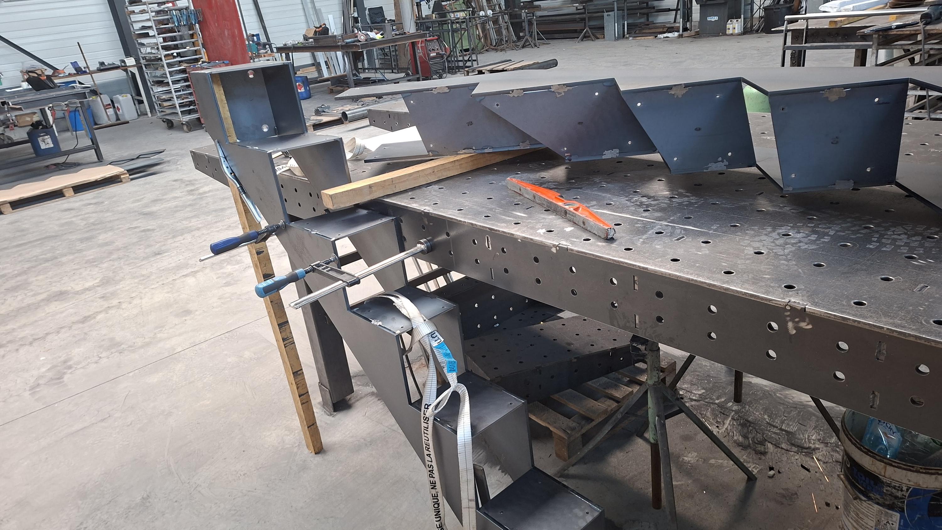 Large Welding Table Plans 1500x3000mm | PDF DWG STEP Dxf | Heavy Duty ...