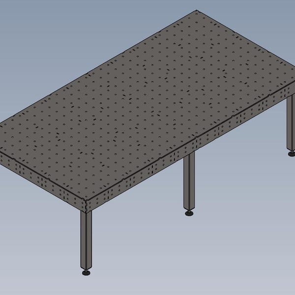 Welding Table Plans - Etsy