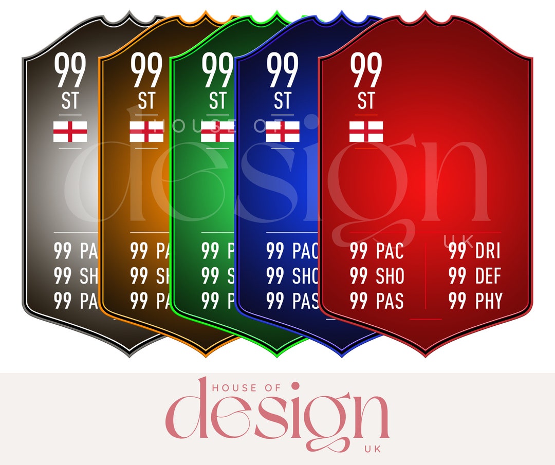 Set of 5 Football Shields PNG File Sublimation UV/DTF Digital Download ...