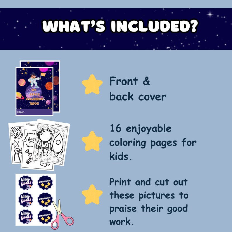 Space Coloring Book Pages Printable Outer Space Coloring Pages for Kids ...
