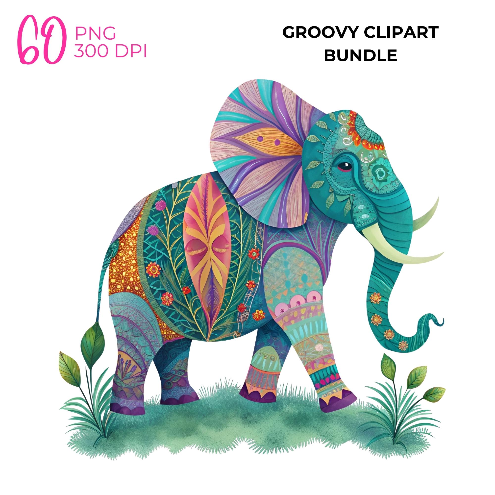 40 PNG Groovy Clipart Bundle High-resolution 3000x3000px 300 DPI ...