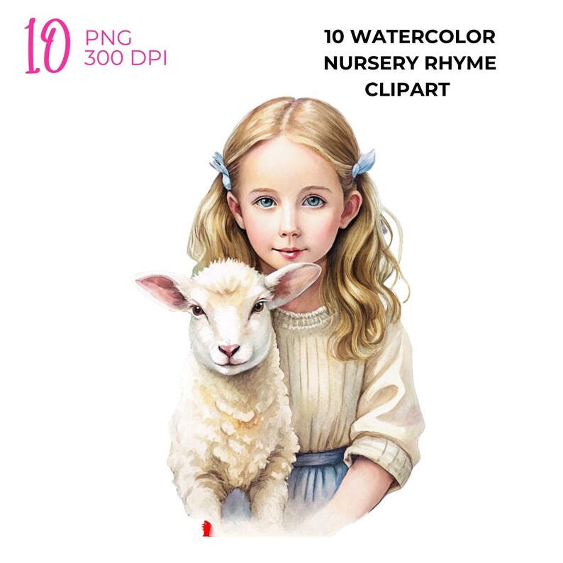 Nursery Rhymes Clipart Pack - Storybook Illustrations for Kids | High ...