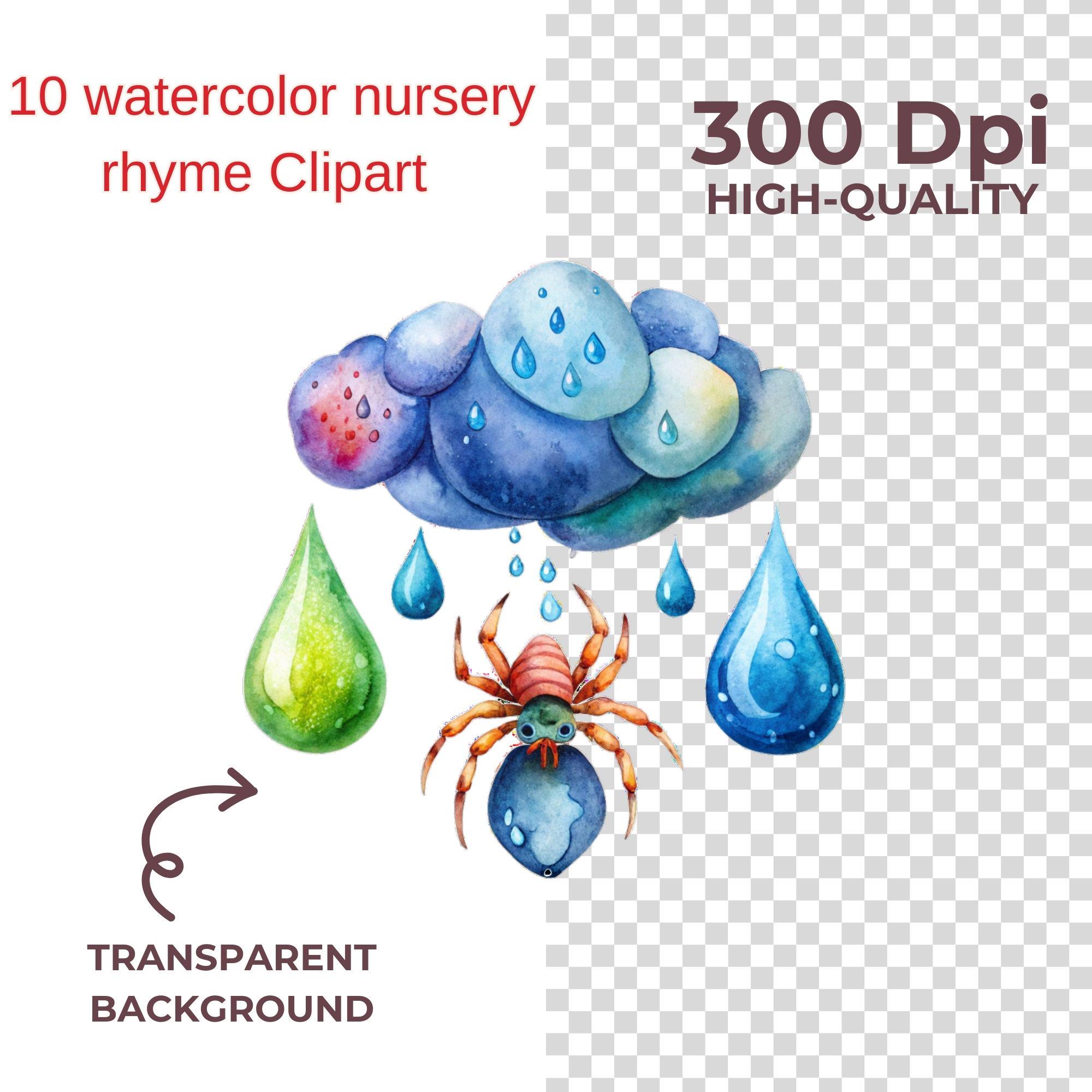 Nursery Rhymes Clipart Pack - Storybook Illustrations for Kids | High ...