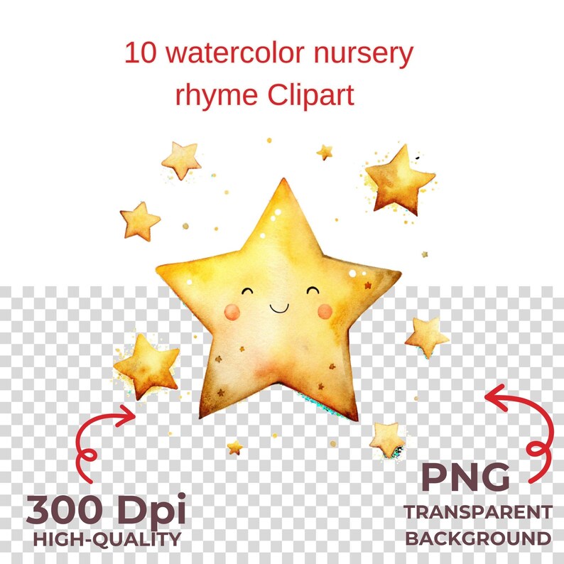Nursery Rhymes Clipart Pack - Storybook Illustrations for Kids | High ...