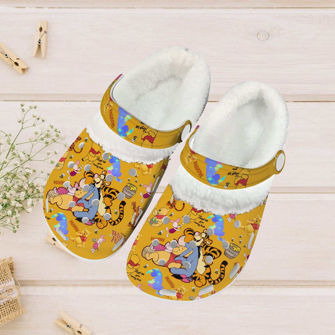 Winnie the Pooh Clogs Shoes,croc Insoles-clog Inner Sole,winnie Pooh ...