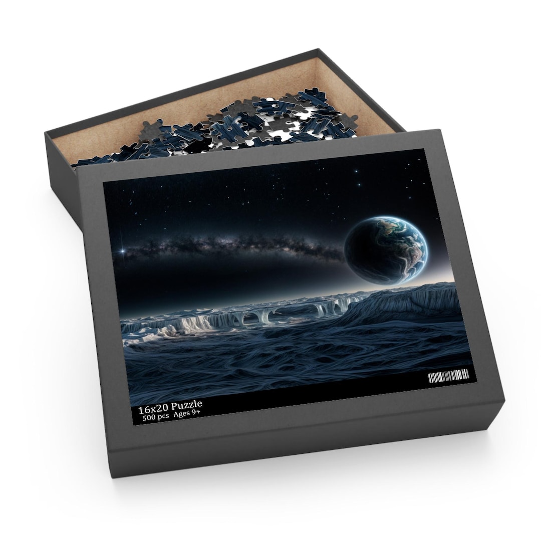Earth From Planet Europa, Space Planet Earth Jigsaw Puzzle, Space ...