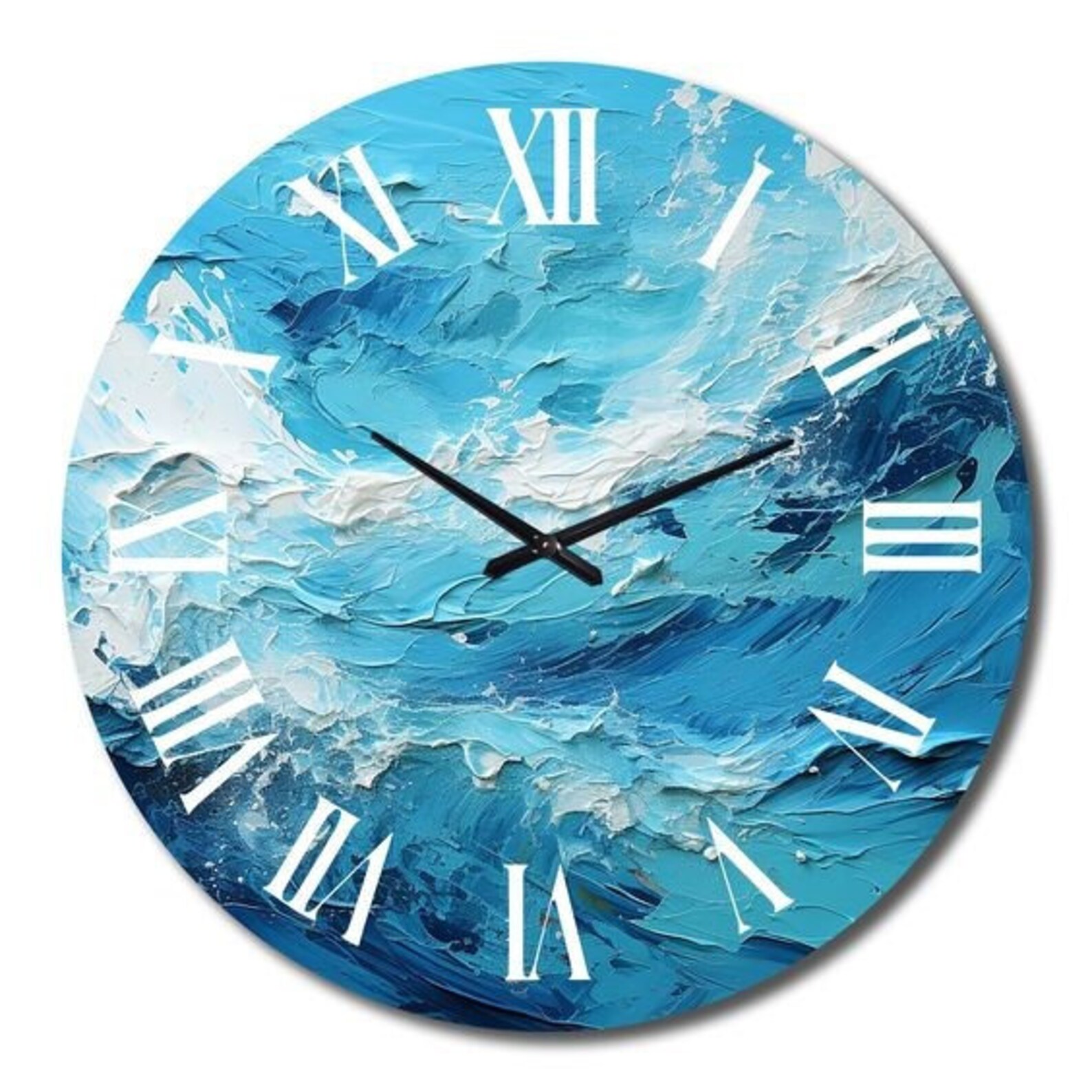 Unique Wooden Clock,personalized Wall Clock, Modern Wall Clock,colorful ...