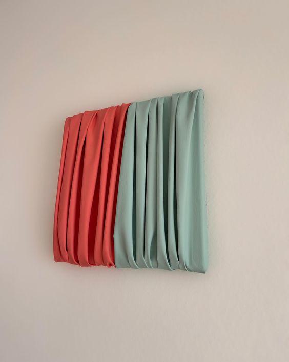 Original Red Plaster Textured,abstract Canvas Painting,large Plaster ...