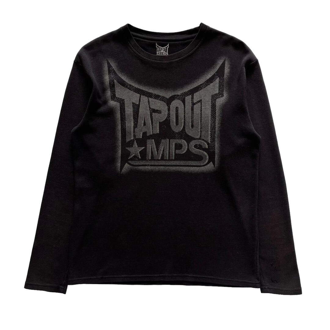 Tapout Grunge Cyber Y2K Thermal Style Long Sleeve - Etsy