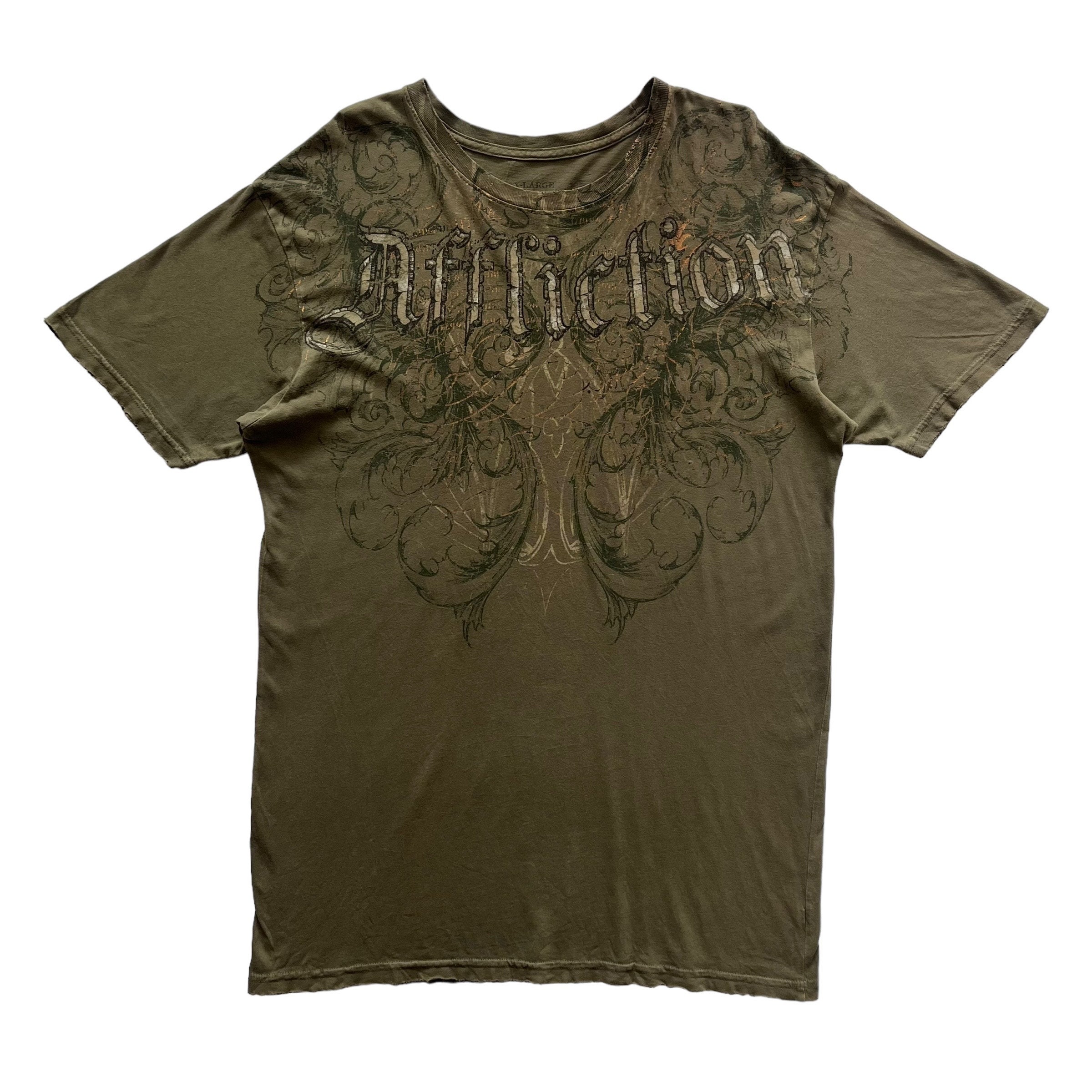 Affliction Cross Wing Grunge Cyber Y2K Style T-shirt - Etsy