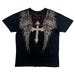 Affliction Fedor Emelianenko Skull Cross Wing Signature Series Grunge ...