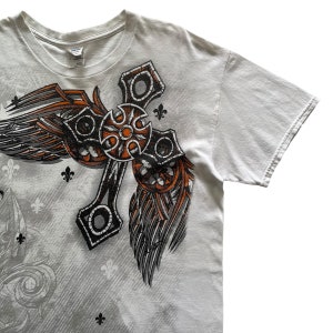 Cross Wing Grunge Cyber Y2K Style T-shirt - Etsy