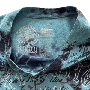 Affliction Legacy Skull Wing Grunge Cyber Y2K Style T-shirt - Etsy