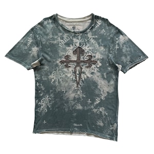 Helix Courage Cross Grunge Cyber Y2K Style T-shirt - Etsy