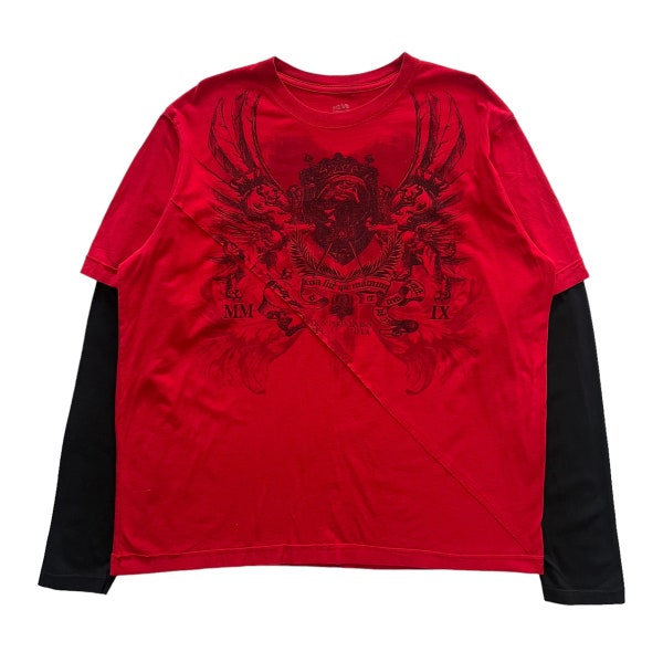 Affliction Crows Grunge Cyber Y2K Style T-shirt - Etsy