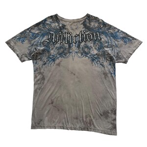Affliction Cross Wing Grunge Cyber Y2K Style T-shirt - Etsy