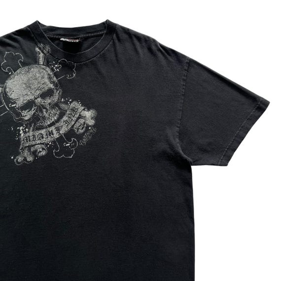 Miami Ink Skull Grunge Cyber Y2K Style T-shirt - Etsy Miami Ink Skull Grunge Cyber Y2K Style T-shirt - Etsy