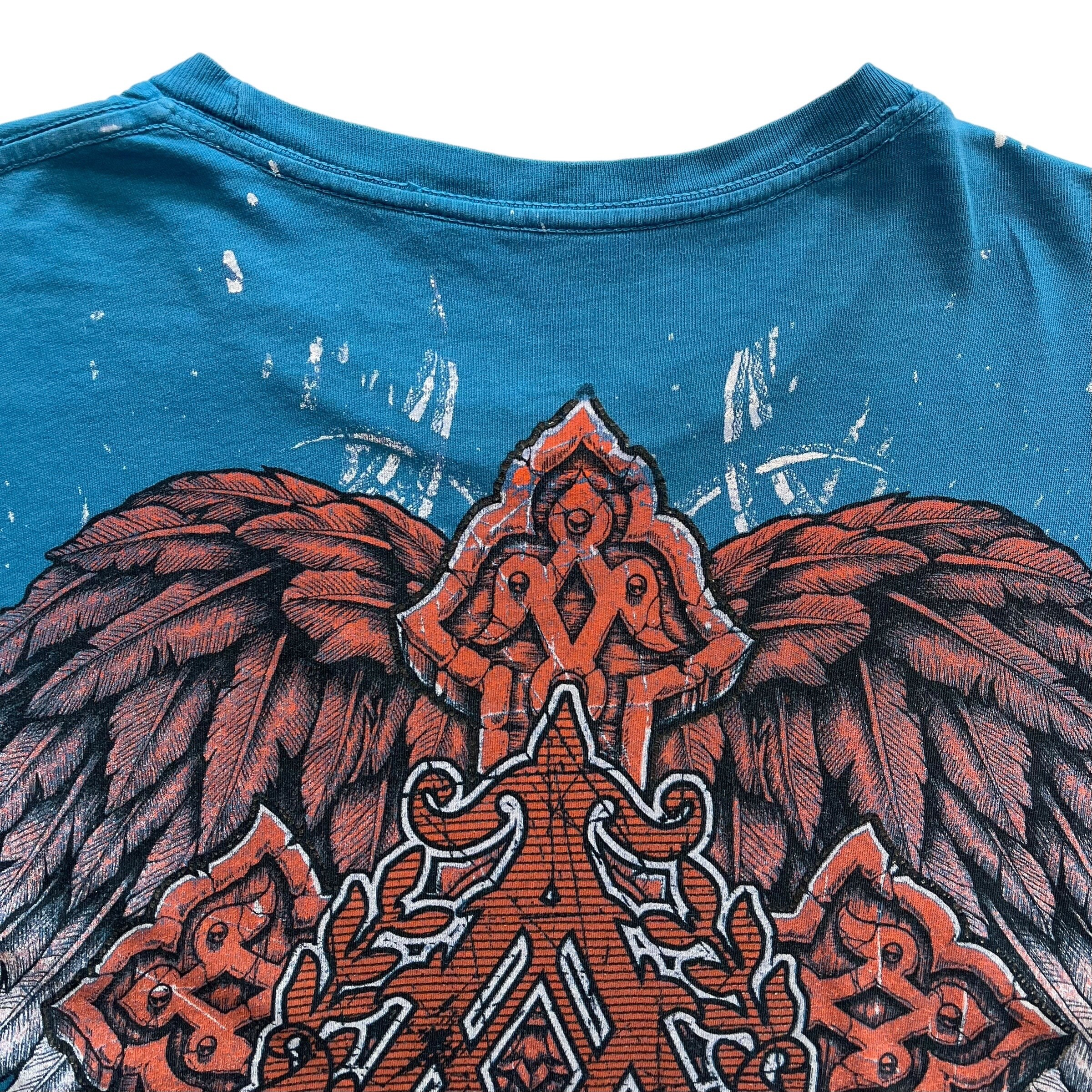 Archaic Affliction Cross Wing Grunge Cyber Y2K Style T-shirt - Etsy