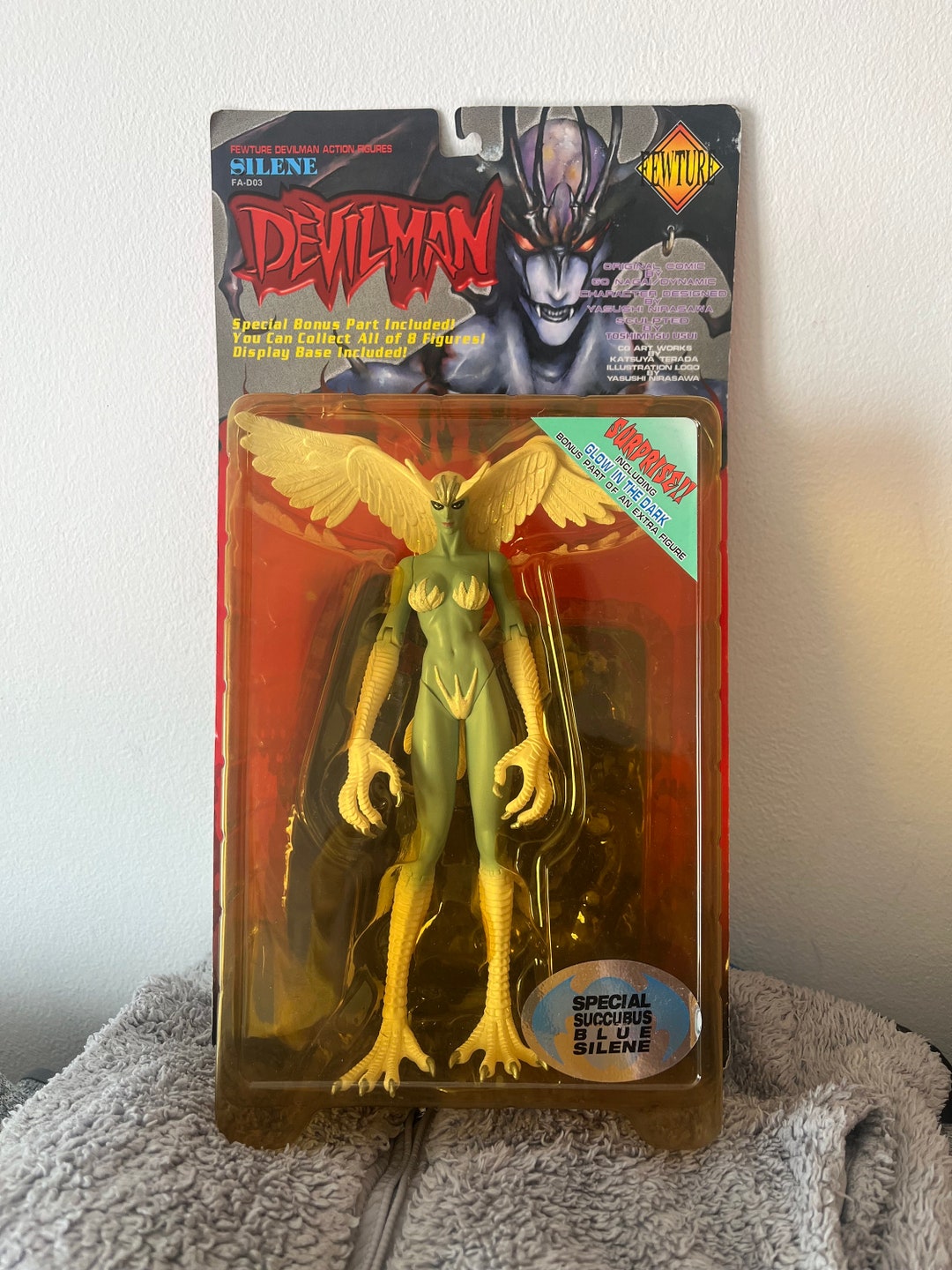 Devilman Silene Action Figure: 90's Glow in the Dark, New Sealed - Etsy