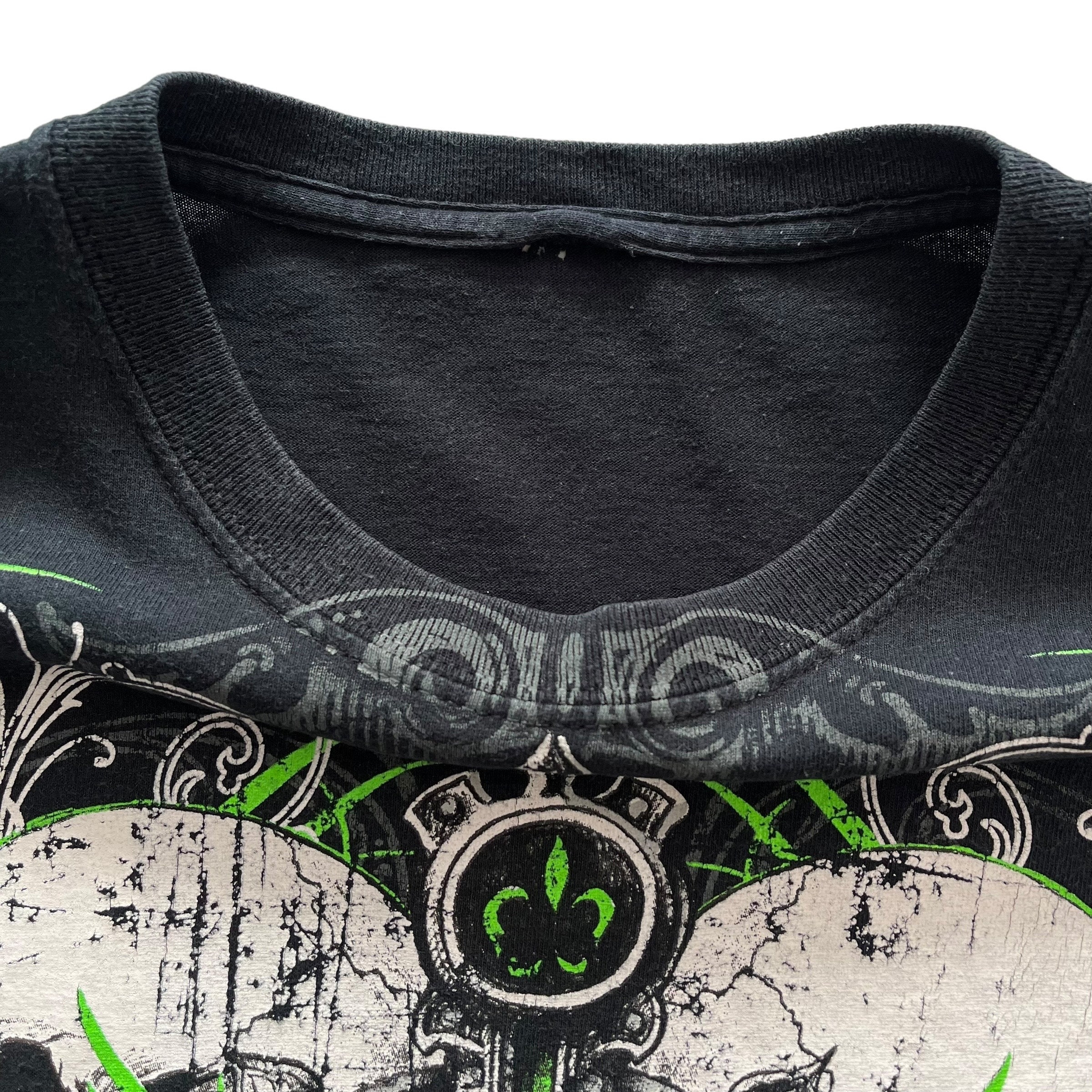 Skull Cross Grunge Cyber Y2K Style T-shirt - Etsy