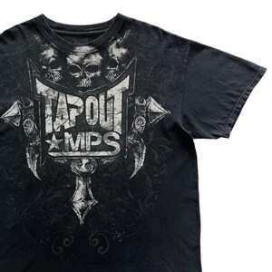Tapout Skull Cross Grunge Cyber Y2K Style T-shirt - Etsy Canada
