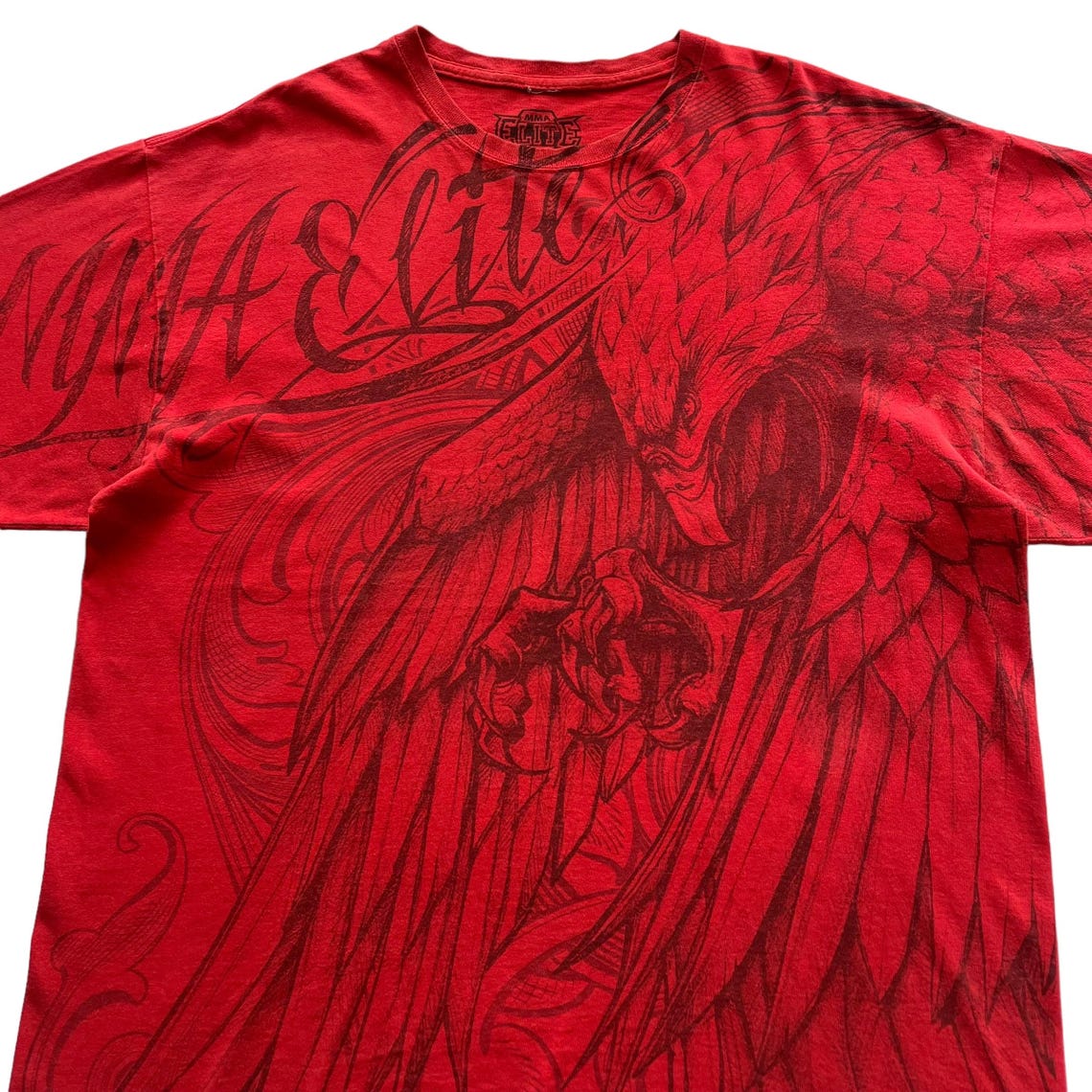 MMA Elite Wing Grunge Cyber Y2K Style T-shirt - Etsy