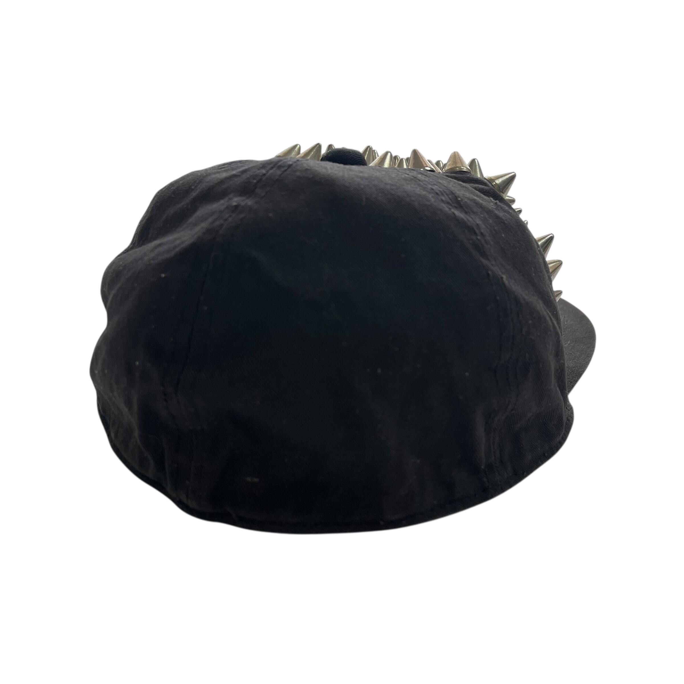 Black Punk Rock Studded Spiked Hat – Unisex Grunge Y2K Streetwear Cap ...