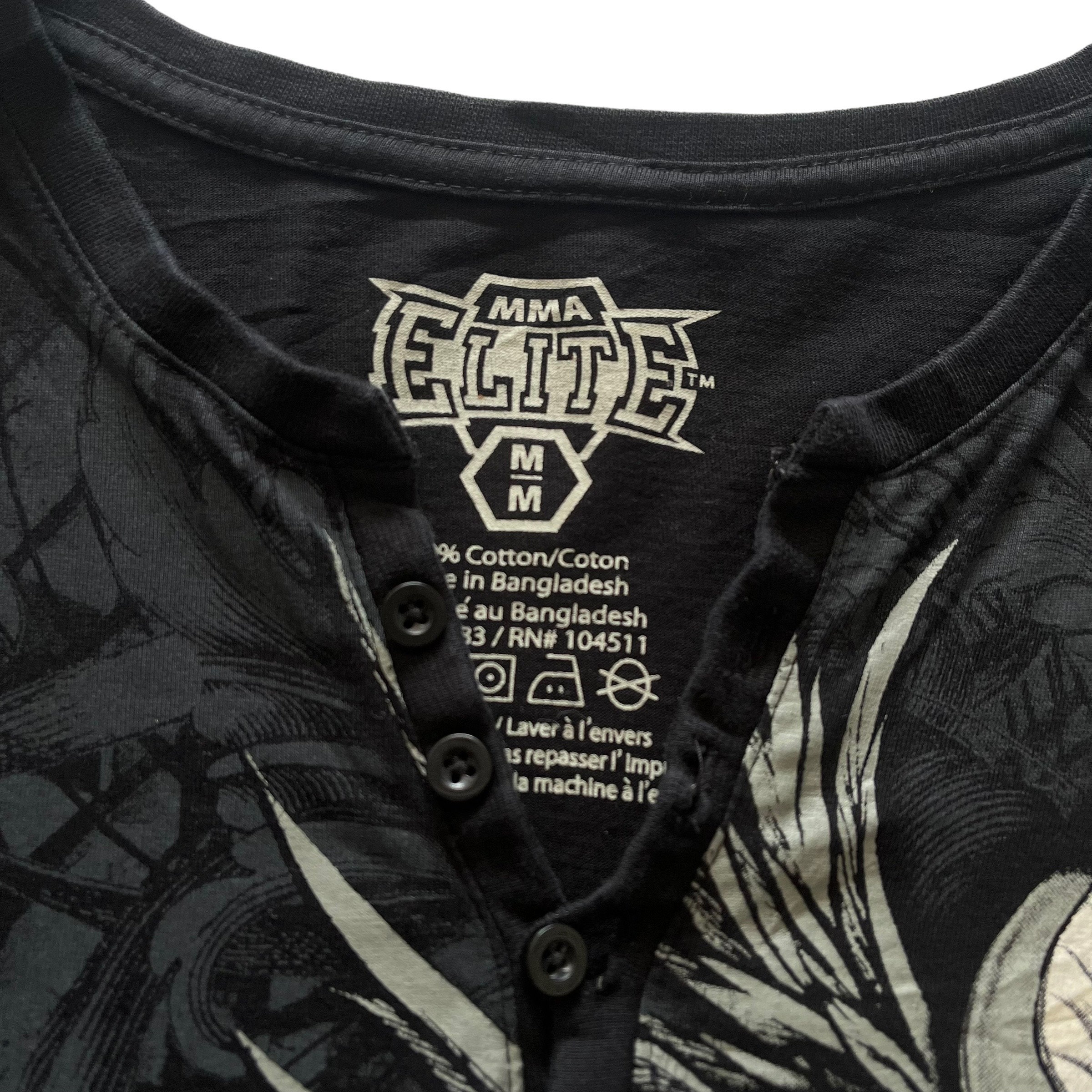 MMA Elite Cross Wing Grunge Cyber Y2K Style Long Sleeve - Etsy