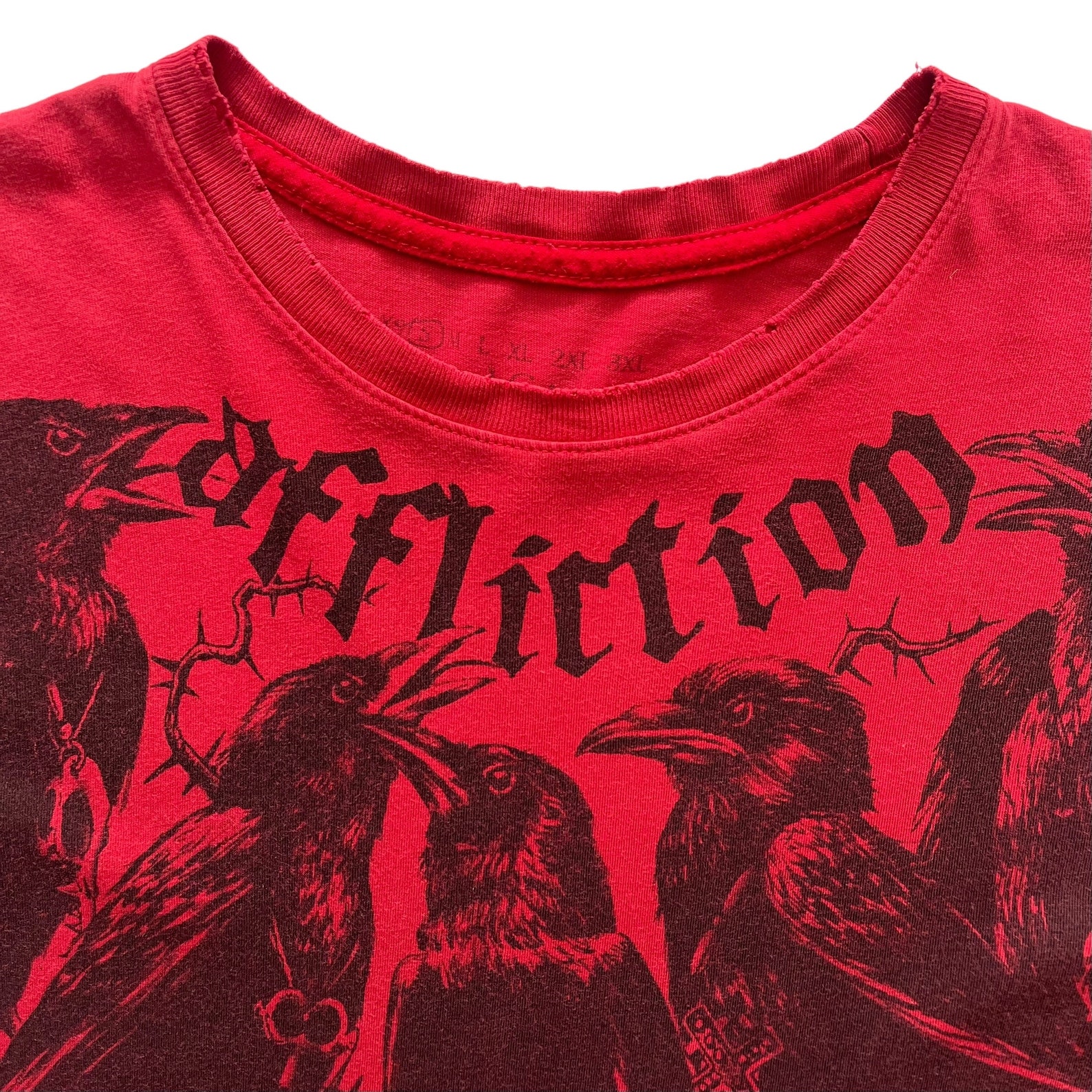 Affliction Crows Grunge Cyber Y2K Style T-shirt - Etsy