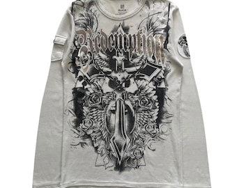 Sword Wing Grunge Cyber Y2K Thermal Style Long Sleeve - Etsy