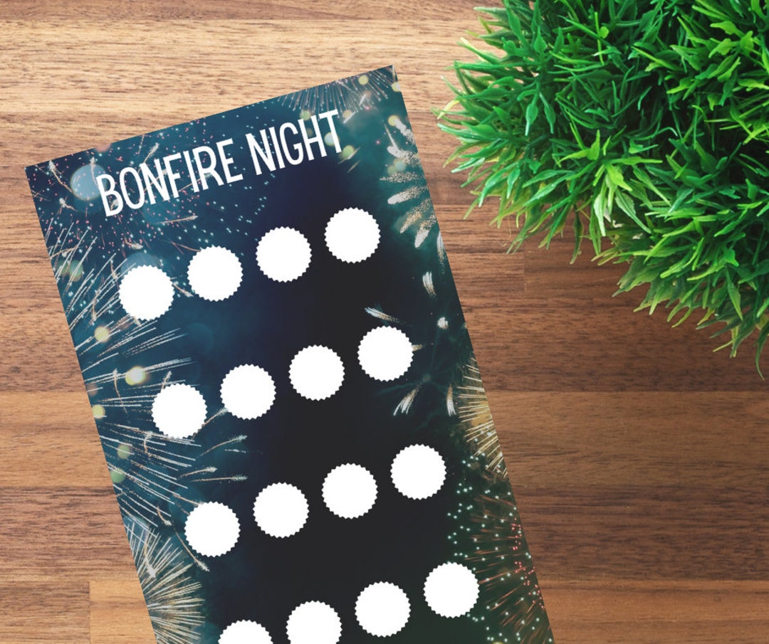 Bonfire Night, Fireworks Savings Tracker, Cash Stuffing, Budgeting ...