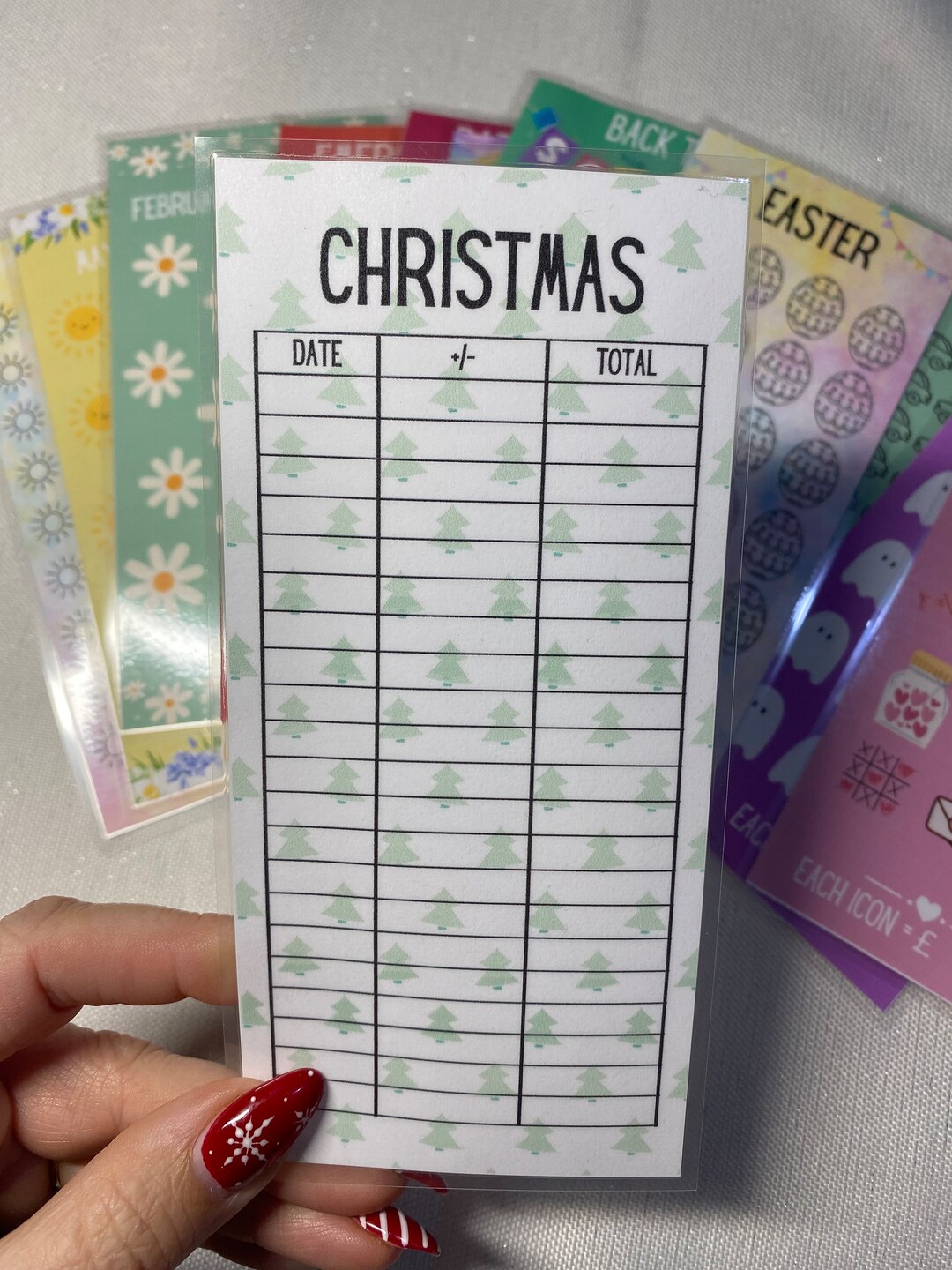 Christmas Chart Tracker, Cash Stuffing, Budget Binder Trackers, Save ...