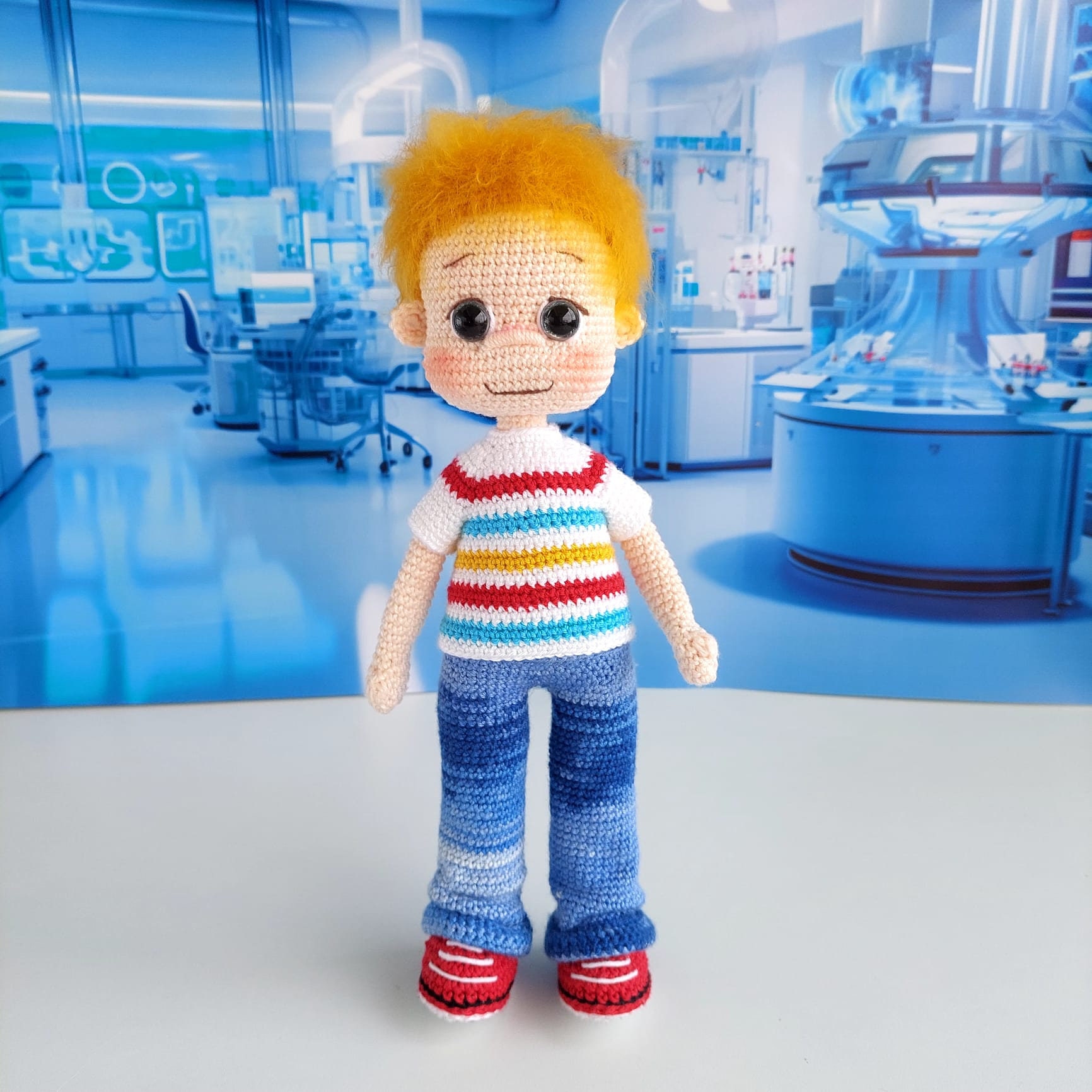 Amigurumi, Pdf Pattern, Boy Doll, Handmade, Printable Pdf, İnstant ...