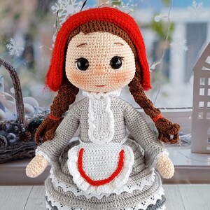 Red Riding Hood Amigurumi Pattern, Crochet Doll, Amigurumi Pattern ...