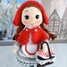 Red Riding Hood Amigurumi Pattern, Crochet Doll, Amigurumi Pattern ...