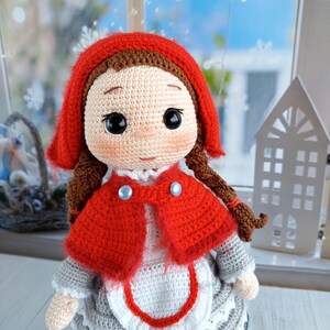 Red Riding Hood Amigurumi Pattern, Crochet Doll, Amigurumi Pattern ...
