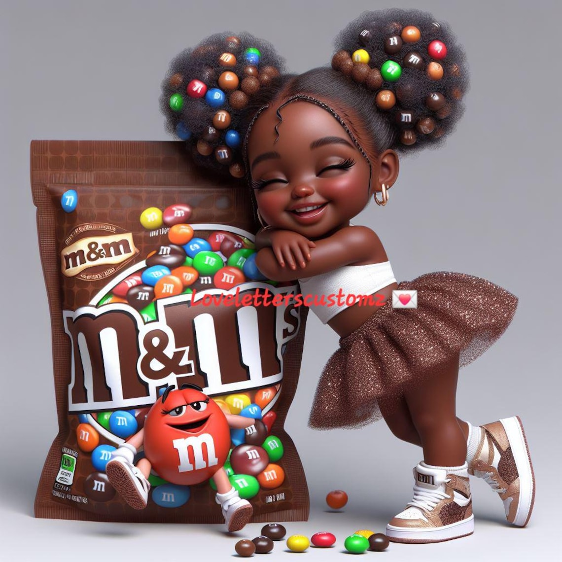 Chocolate M&M Sweetie *UPDATED* - Etsy